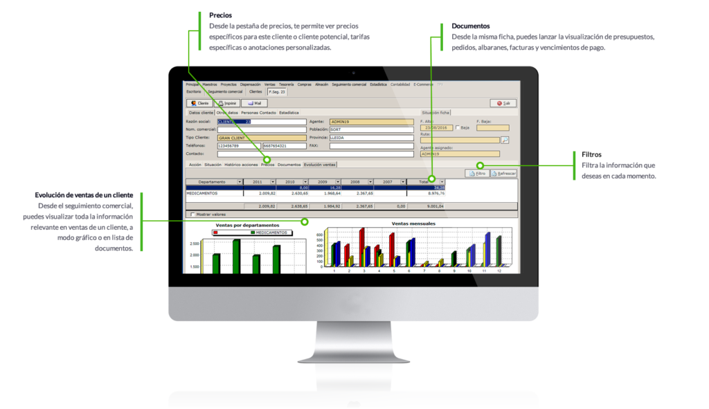 Seguimiento y gestión comercial - CRM Toolagro